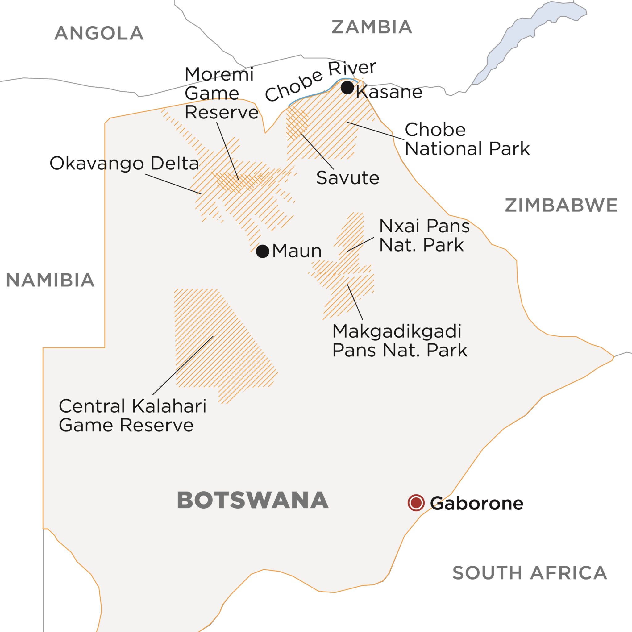 Botswana Safari Tours, Guided Tours & Expeditions - World Journeys